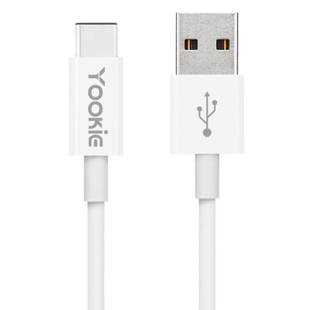 Câble Yookie CB1, Type-C, 3,0m, Blanc - OmegaNet