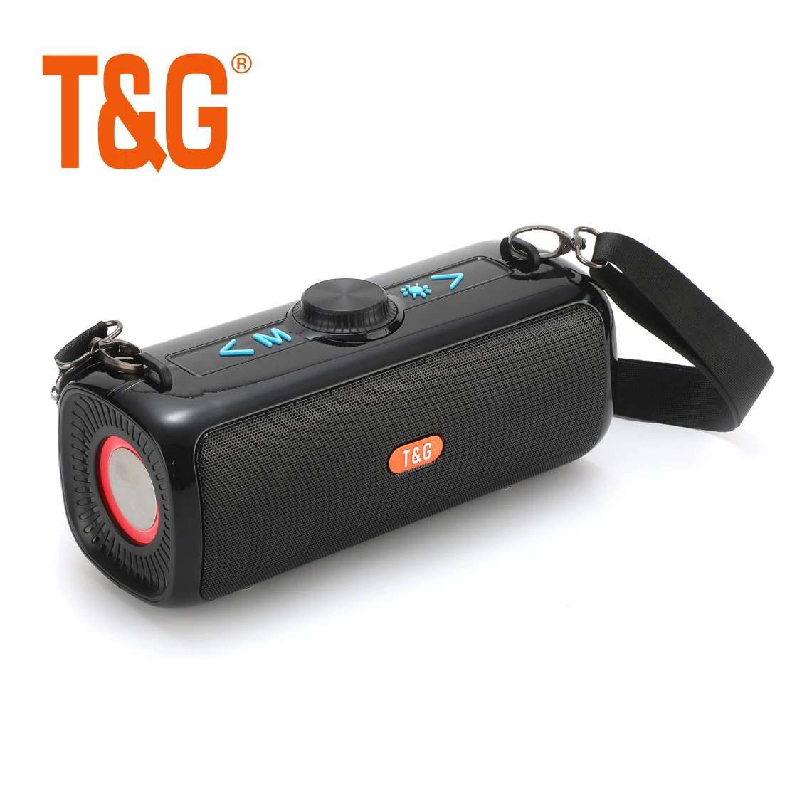 Haut-parleur Bluetooth Portable T&G Tg647 - Noir - OmegaNet