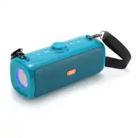 Haut-parleur Bluetooth Portable T&G Tg647 - Peacock Bleu - OmegaNet