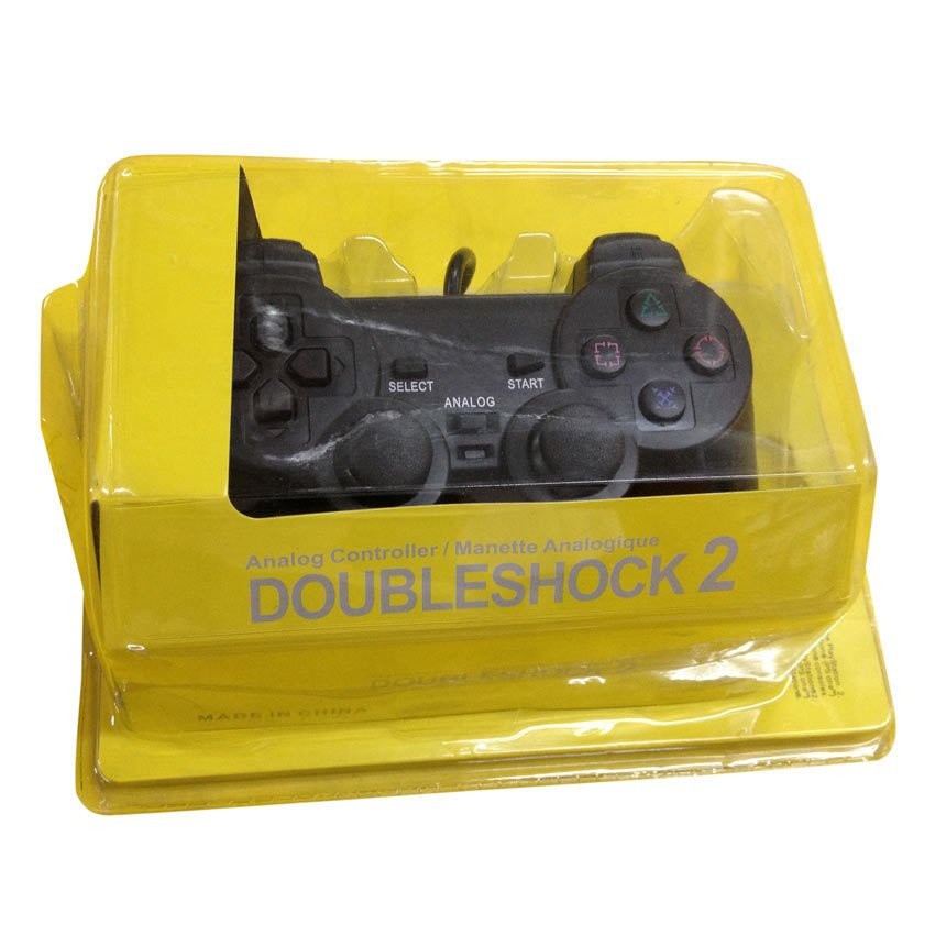 Manette PS2 DoubleShock2 - Noir - OmegaNet