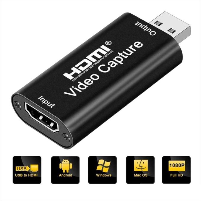 Carte de Capture Video HDMI à USB - Diffusion HD 1080P