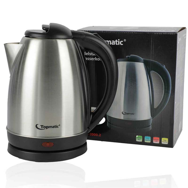 Bouilloire TOPMATIC 1800W Inox - Performance et Design
